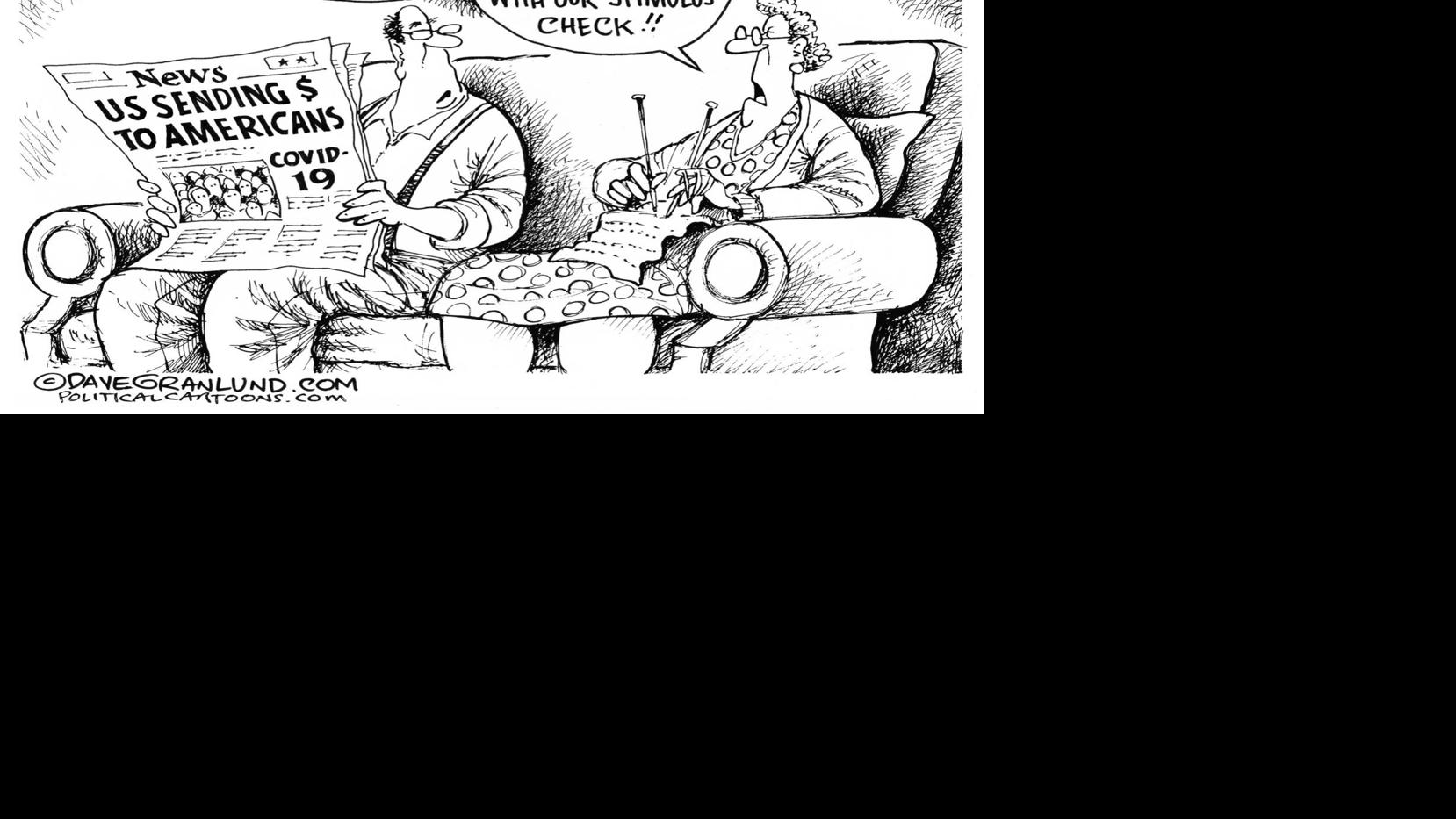 Stimulus Checks To Americans | Editorial Cartoons | greenevillesun.com