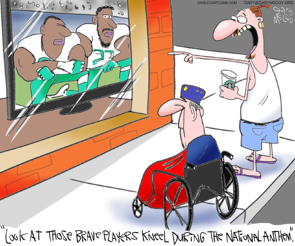 Taking A Knee | Editorial Cartoons | greenevillesun.com