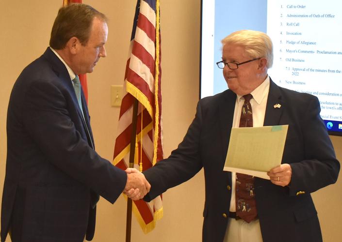 Doty Sworn In As Greeneville's Mayor, Teague And Bullington Sworn In As ...