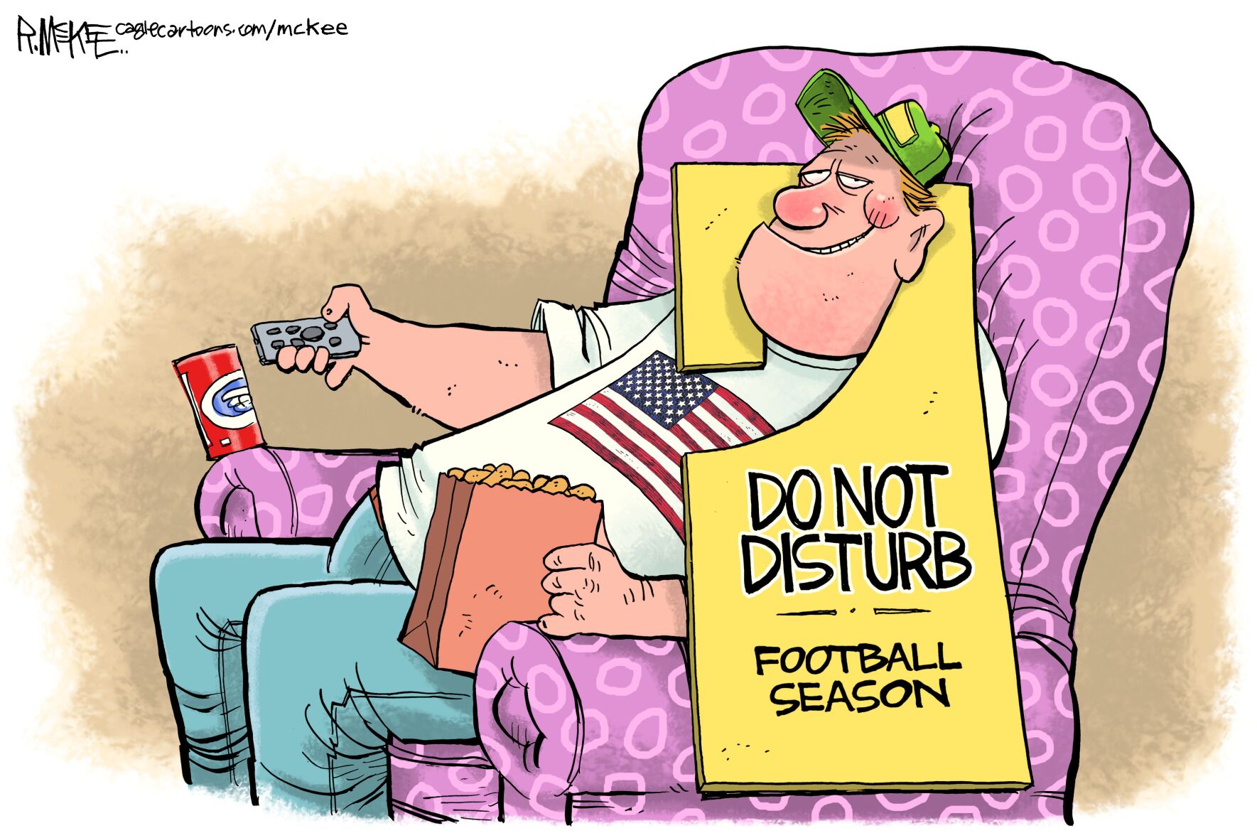Football Season Do Not Disturb | Editorial Cartoons | greenevillesun.com