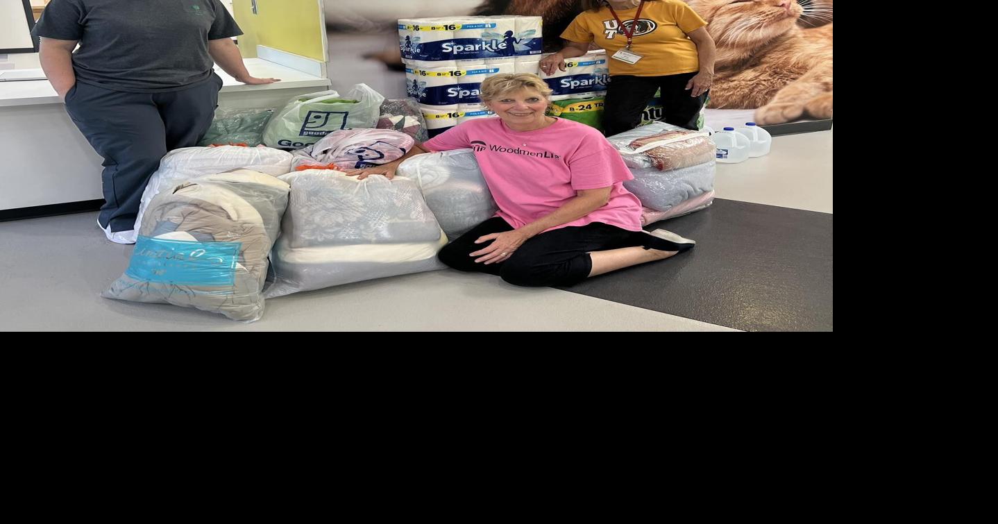 AT THE SHELTER: Thank You For Your Support After Hurricane Helene Hits ...
