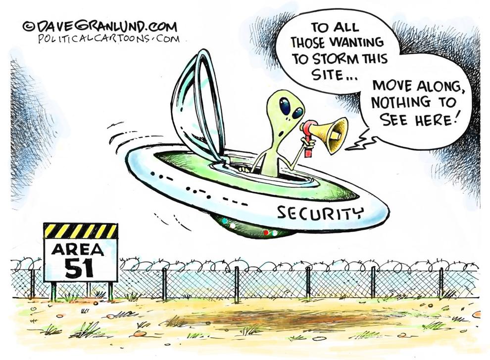 Storming Area 51 | Editorial Cartoons | greenevillesun.com