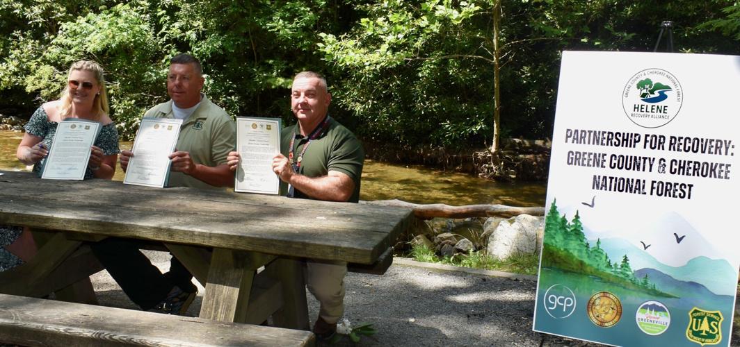 Cherokee National Forest and county officials sign recovery cooperation ...