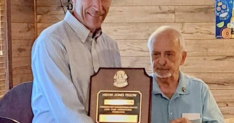 Lions Club Honors Chuck Bowlin With Fellowship Award | Living ...