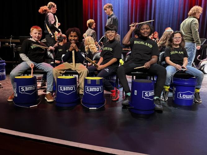 Highland Students Thrive Through Bucket Drumming | Local News ...