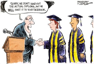 Pomp And Circumstance | Editorial Cartoons | greenevillesun.com