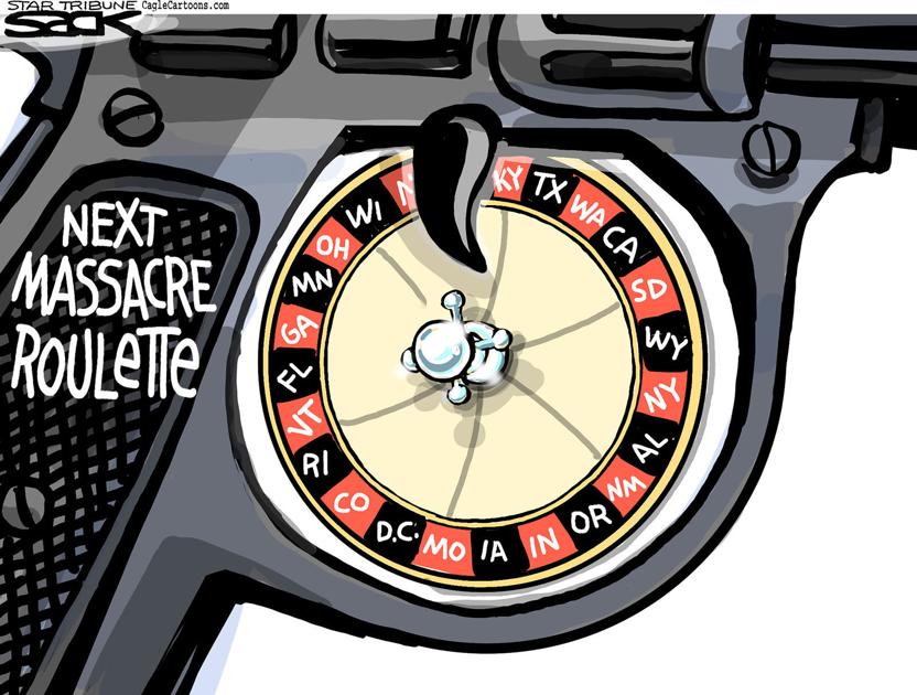 Gun Roulette | Editorial Cartoons | greenevillesun.com