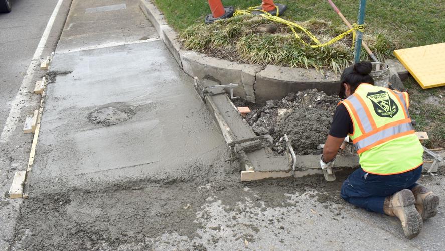 ADA Accessible Curb Ramps Being Installed On Main Street By TDOT ...