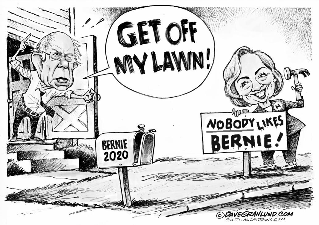 Hillary Slams Bernie | Editorial Cartoons | greenevillesun.com