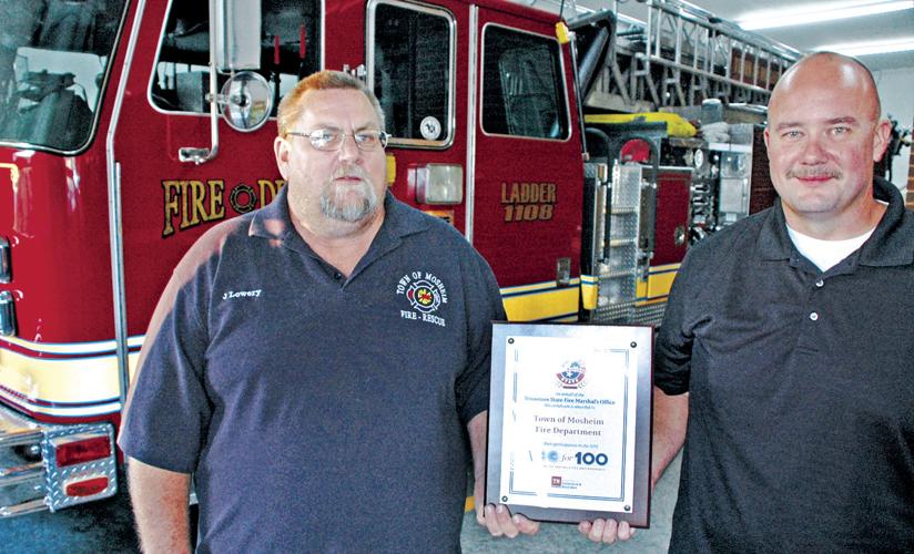 Town Of Mosheim Fire Department Recognized By State Fire Marshals ...