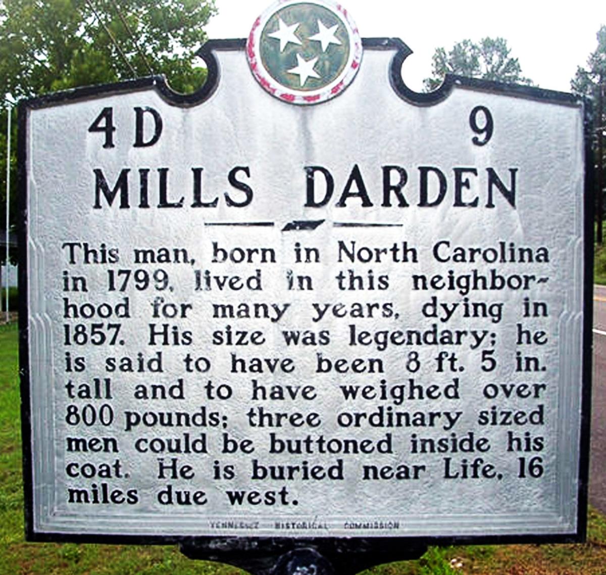 JUDD: Mills Darden Was One Amazingly Big Dude | Local News ...