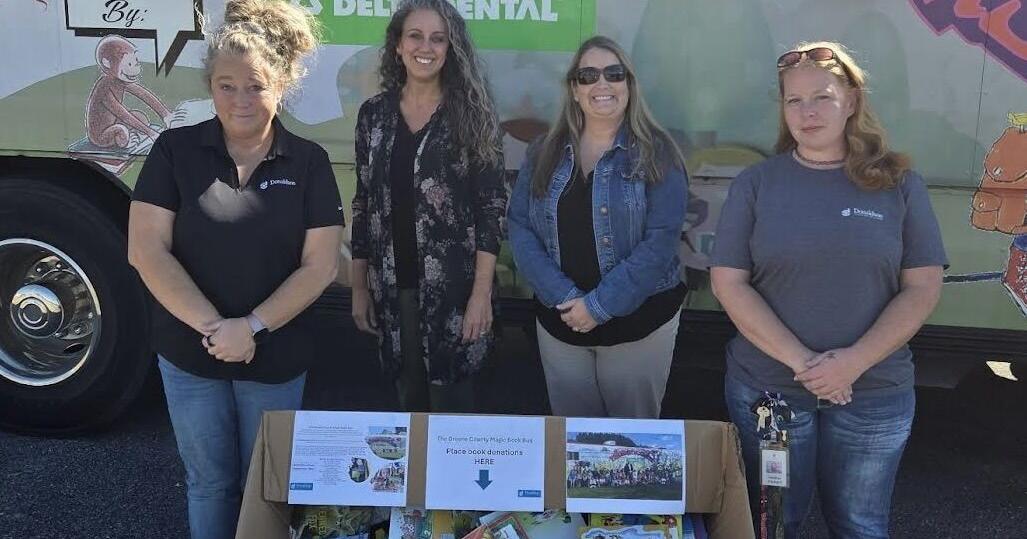 Donaldson Donates Books To Greene County Schools’ Magic Book Bus ...