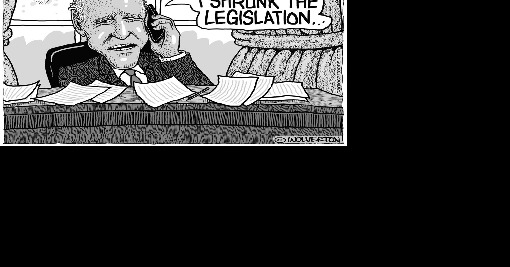 Shrunk The Legislation | Editorial Cartoons | greenevillesun.com