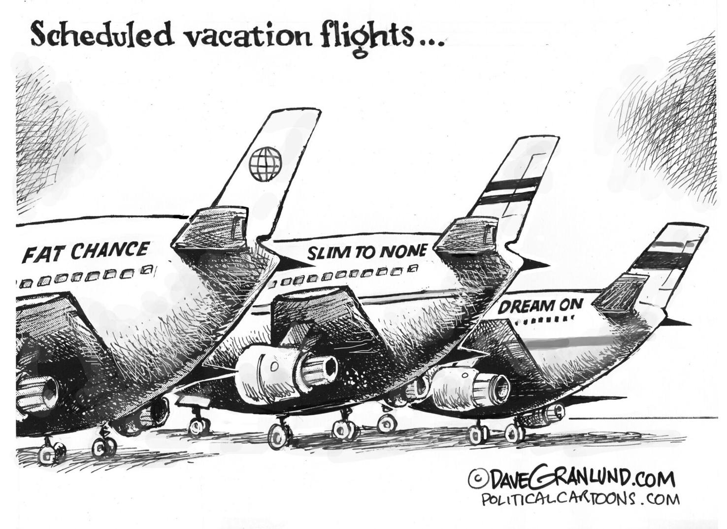 Vacation Flights Canceled | Editorial Cartoons | greenevillesun.com
