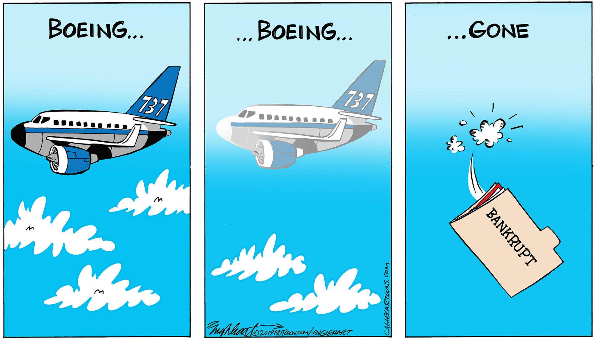Boeing, Boeing, Gone | Editorial Cartoons | greenevillesun.com