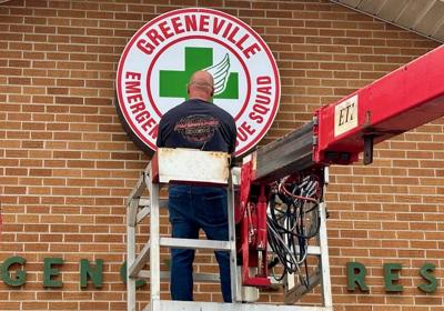 Local business installs new sign it donated to the Greeneville Rescue ...