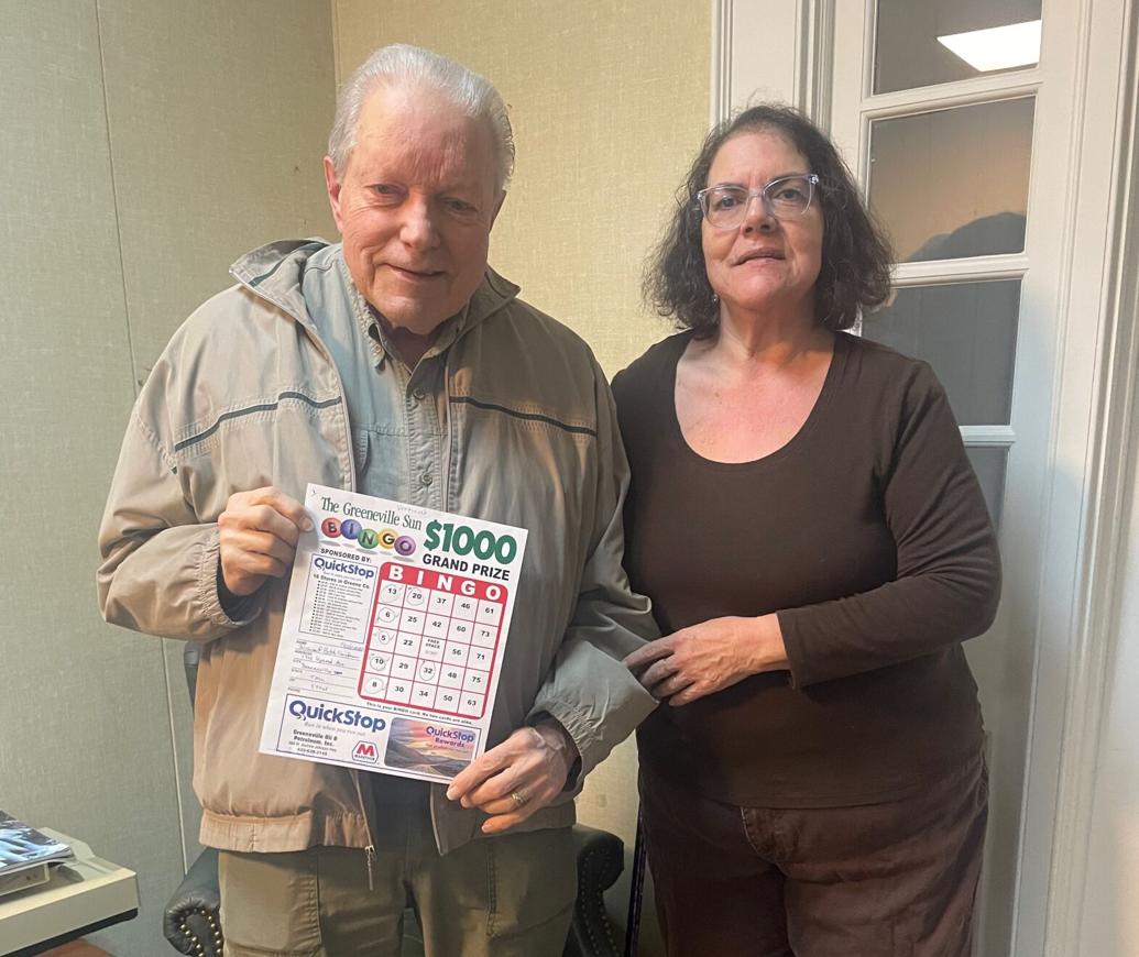 Clendenon A Sun BINGO Winner | Local News | greenevillesun.com