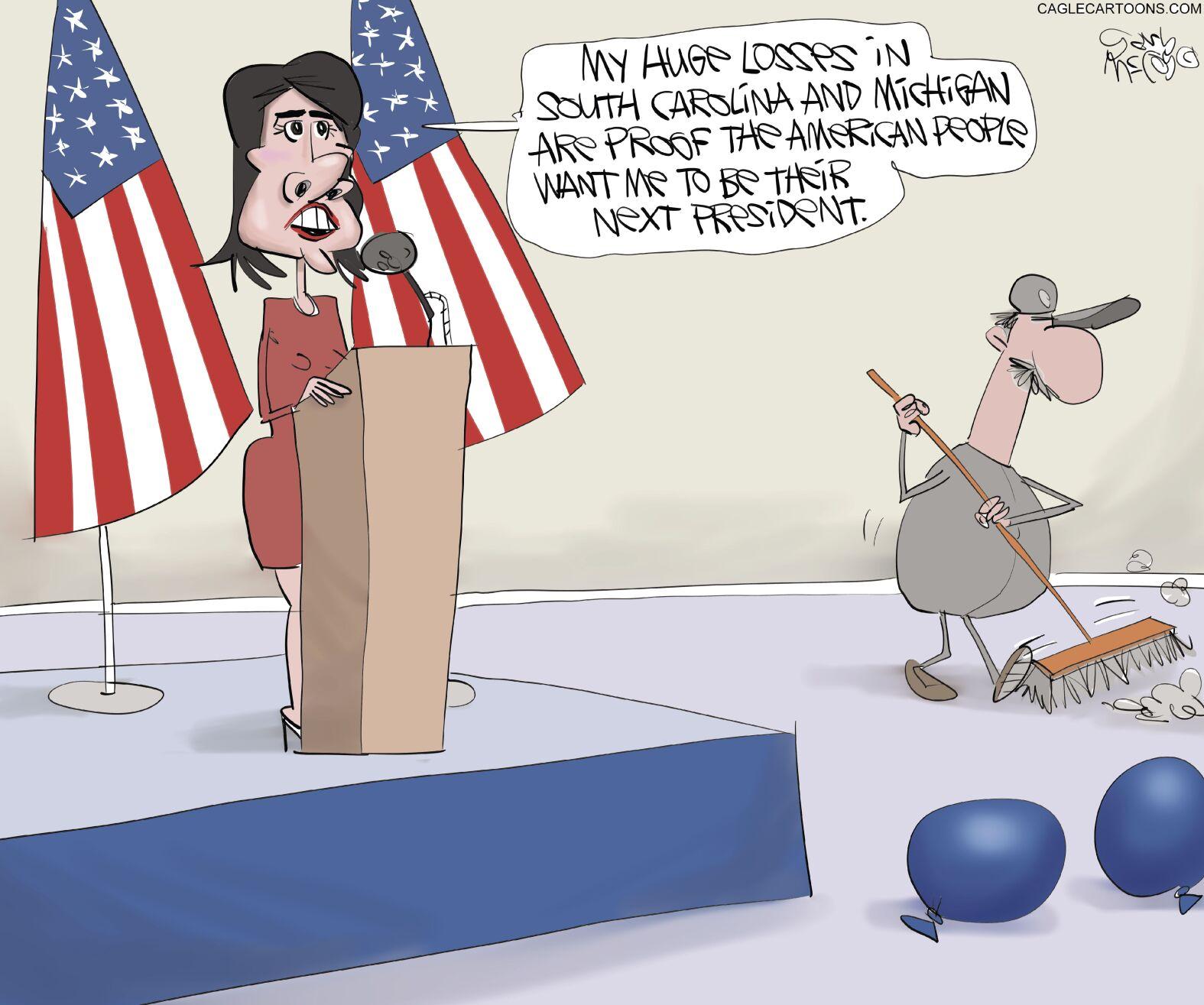 Haley Continues Despite | Editorial Cartoons | greenevillesun.com