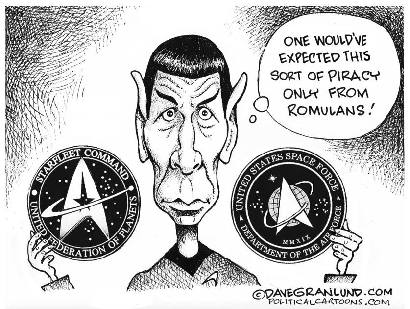 Space Force Logo Design | Editorial Cartoons | greenevillesun.com