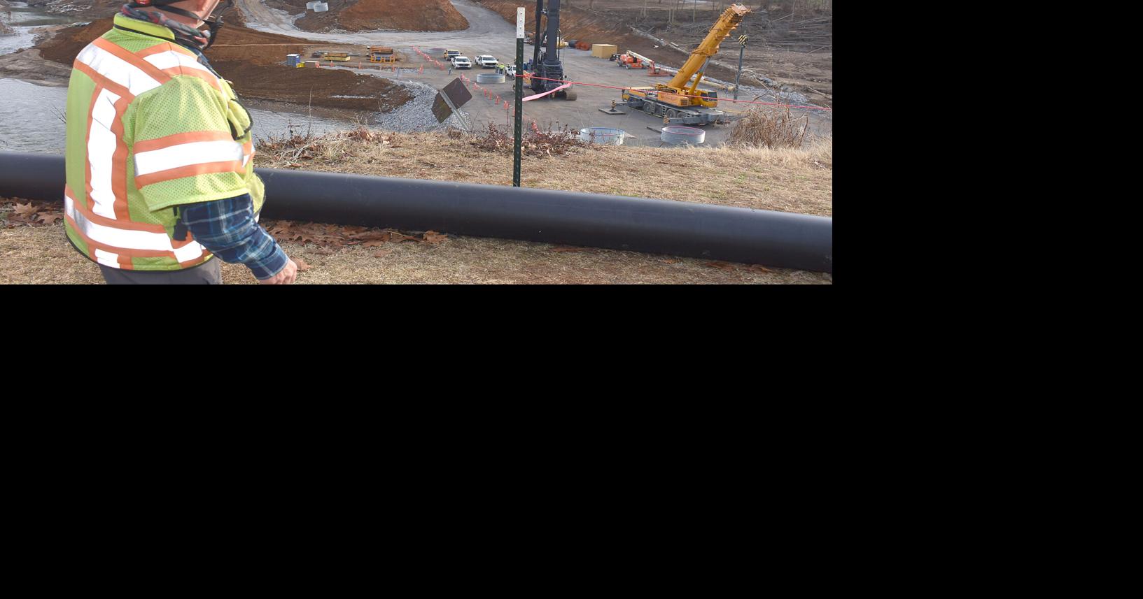 Kinser Bridge Site Takes On Orderly Appearance As Work Proceeds | Local ...