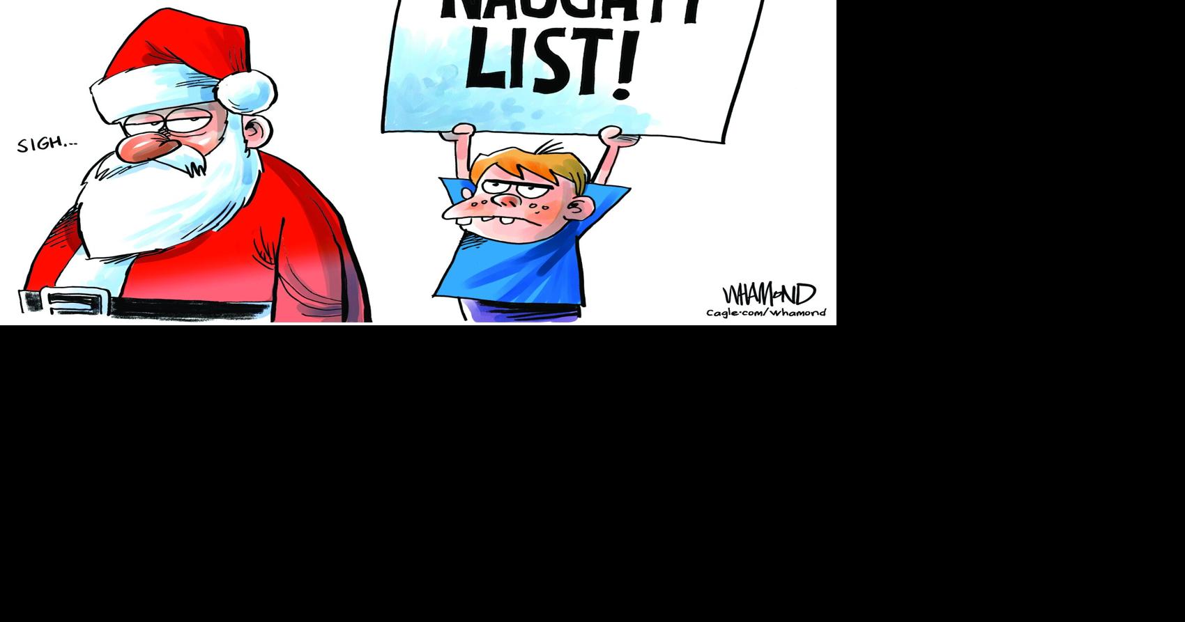 Release The Naughty List | Editorial Cartoons | greenevillesun.com