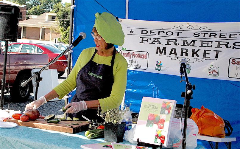 Raw Chef Jane Demonstrates Vegan Recipes At Depot Street Farmers Market ...