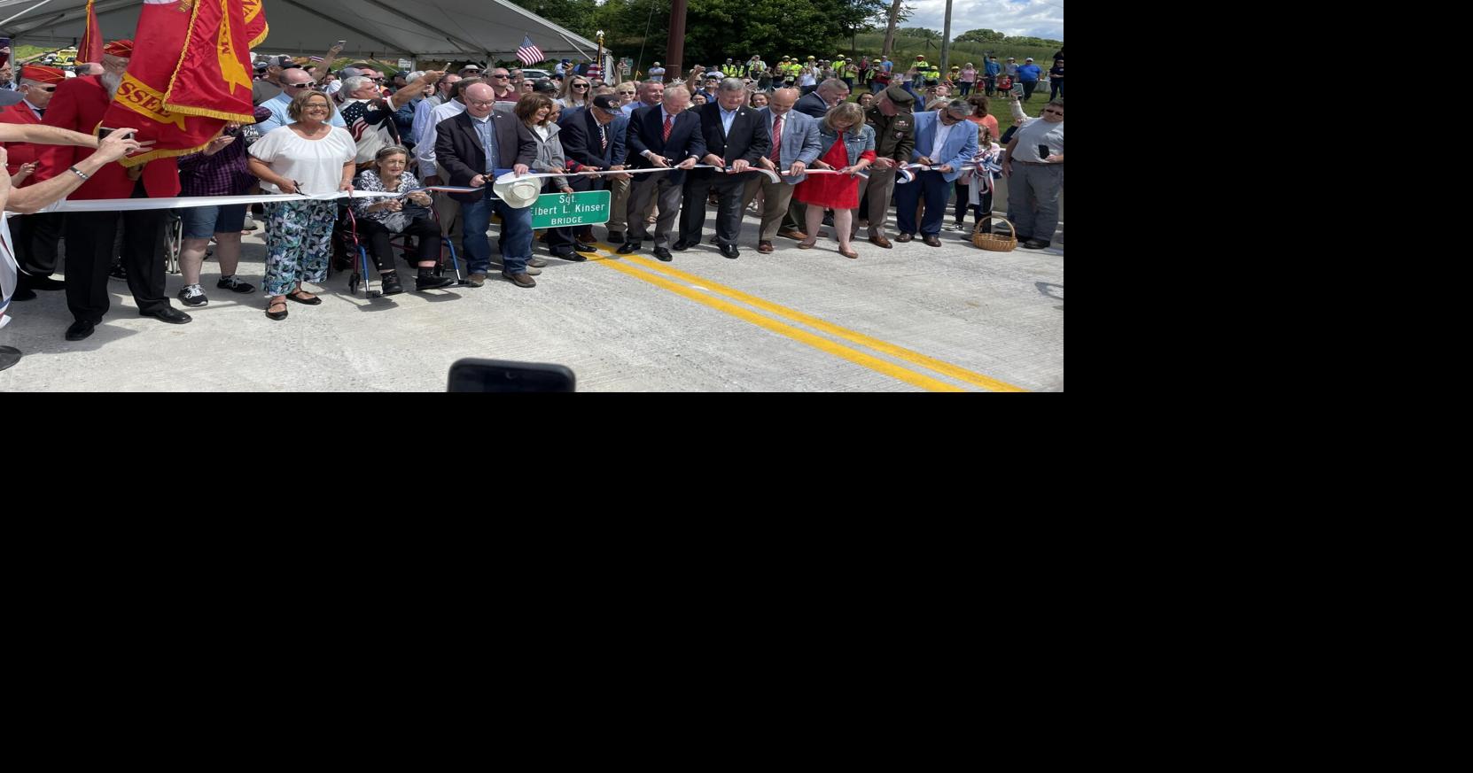 Ribbon-Cutting Ceremony Held For New Kinser Bridge | Local News ...