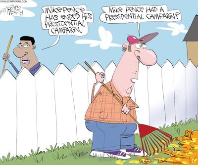 Pence Campaign Ends | Editorial Cartoons | greenevillesun.com