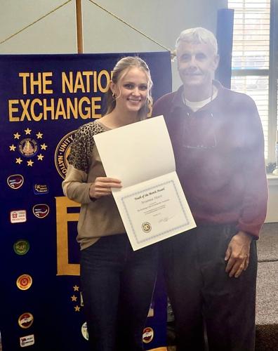 Arianna Hoese Honored As Exchange Club's 'Youth Of The Month' | Clubs ...