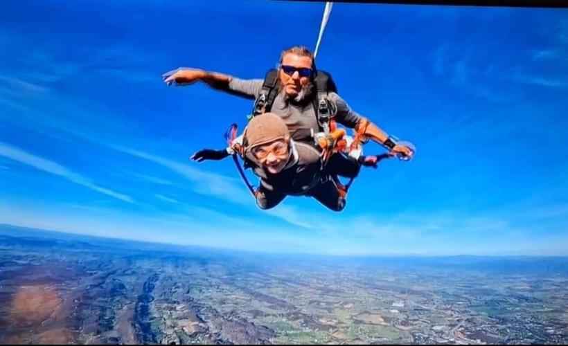 Thrill-Seeking Great-Great Grandmother Skydives At Local Airport ...