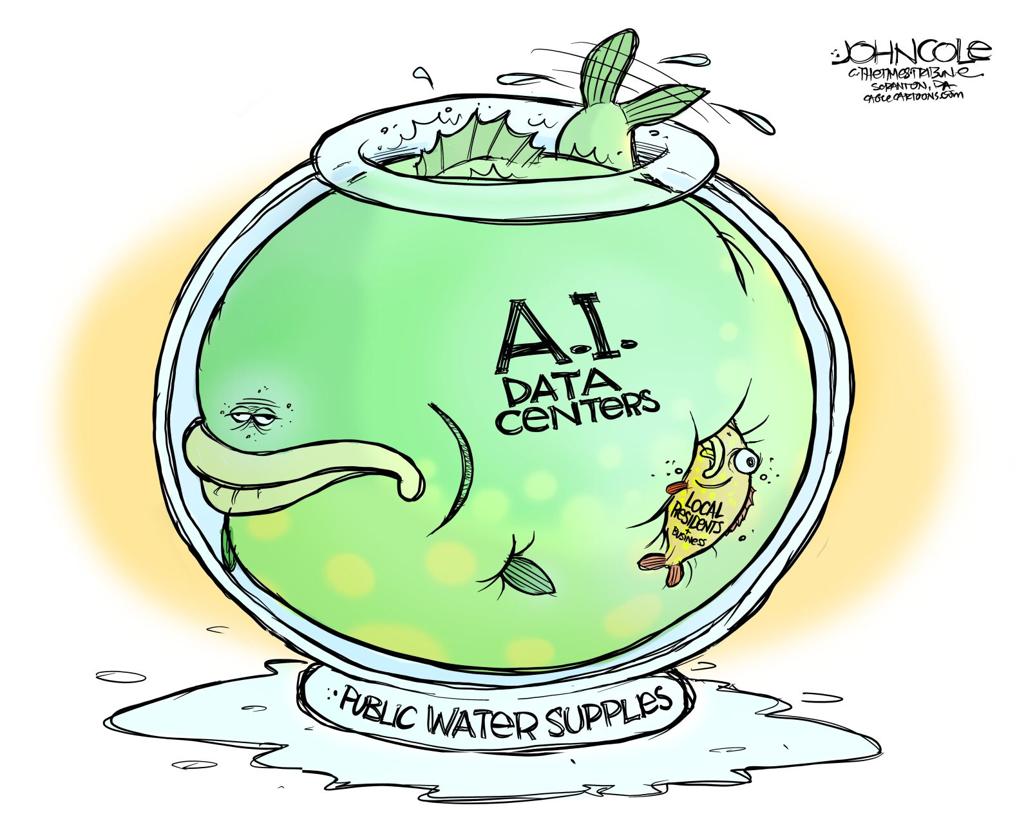 AI Data Centers Consume Too Much Water | Editorial Cartoons ...