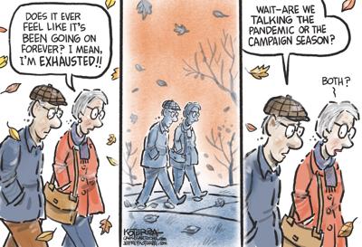 The Long Campaign (And Pandemic) | Editorial Cartoons | greenevillesun.com