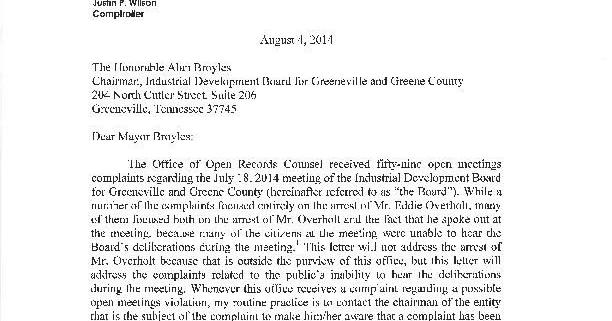 State Open Records Official Sends Letter To Alan Broyles | Local News ...