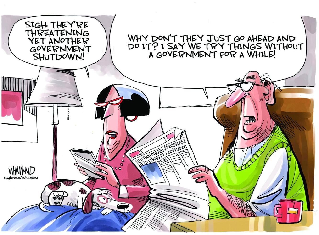 Another Government Shutdown | Editorial Cartoons | greenevillesun.com