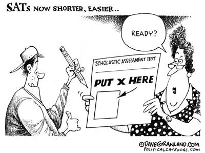 New SAT | Editorial Cartoons | greenevillesun.com