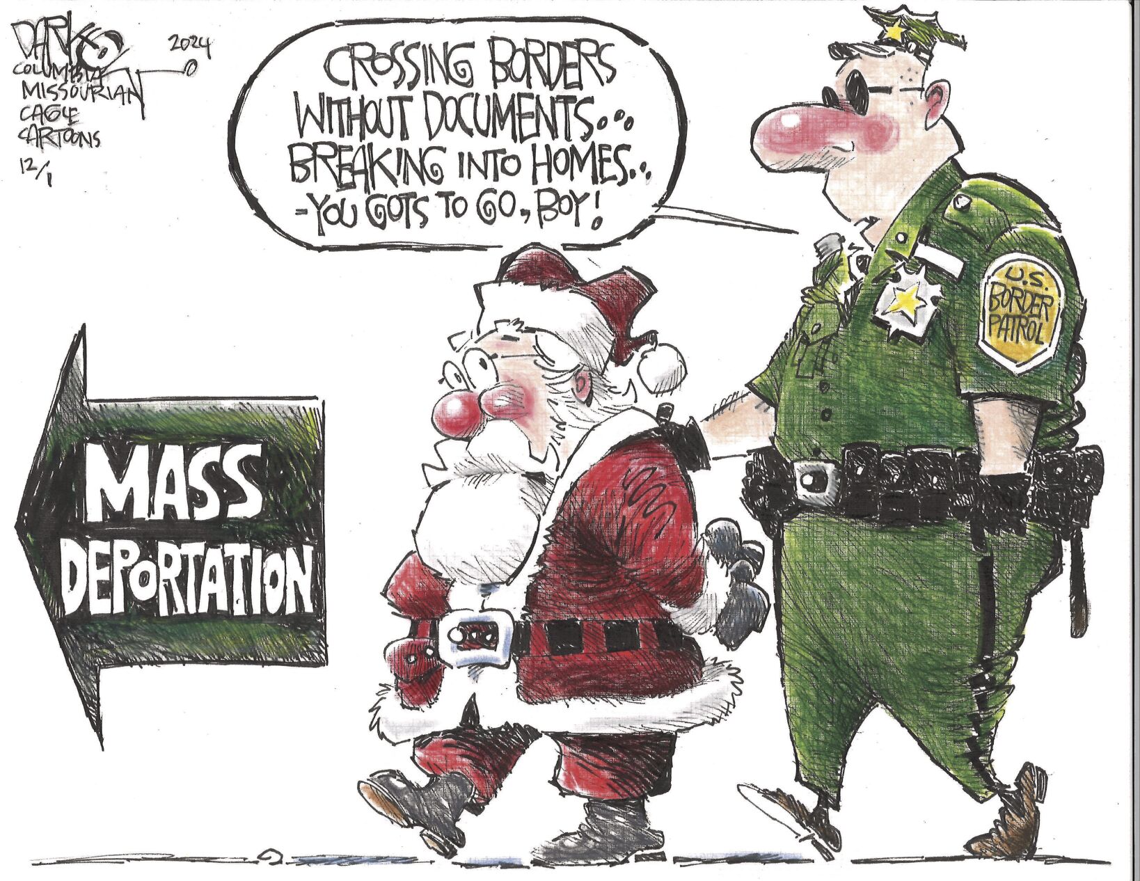 Mass Deportation | Editorial Cartoons | greenevillesun.com