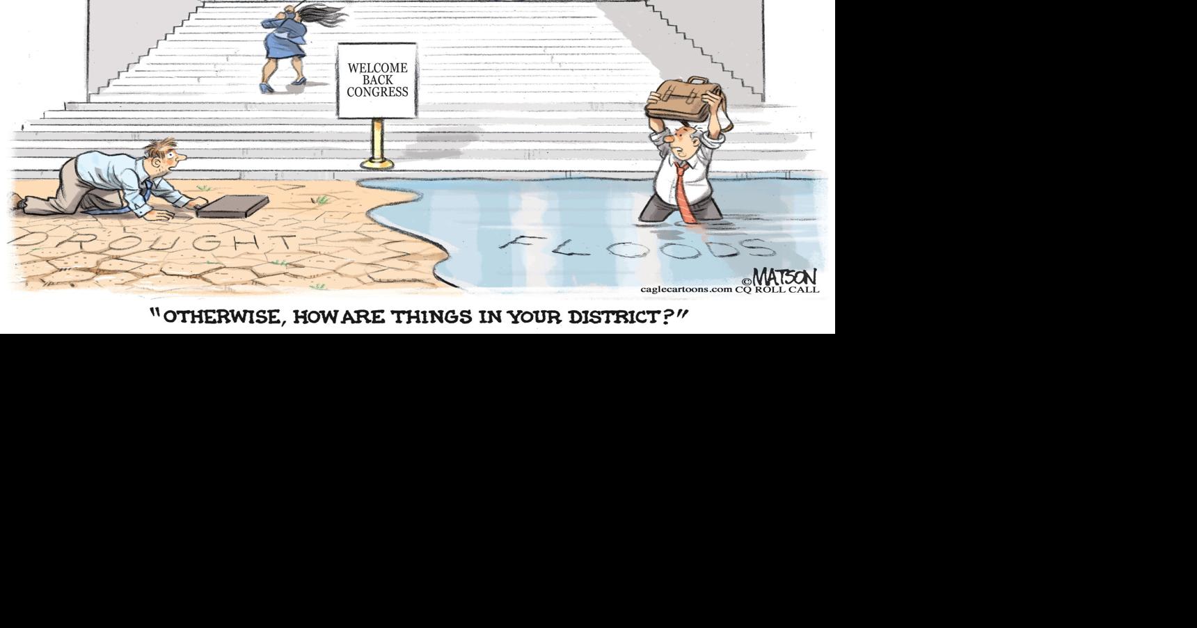 Drought And Flood Districts | Editorial Cartoons | greenevillesun.com