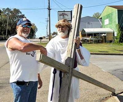 Cross-Carrier Walks Streets, Going 'Where Lord Leads Me' | News ...