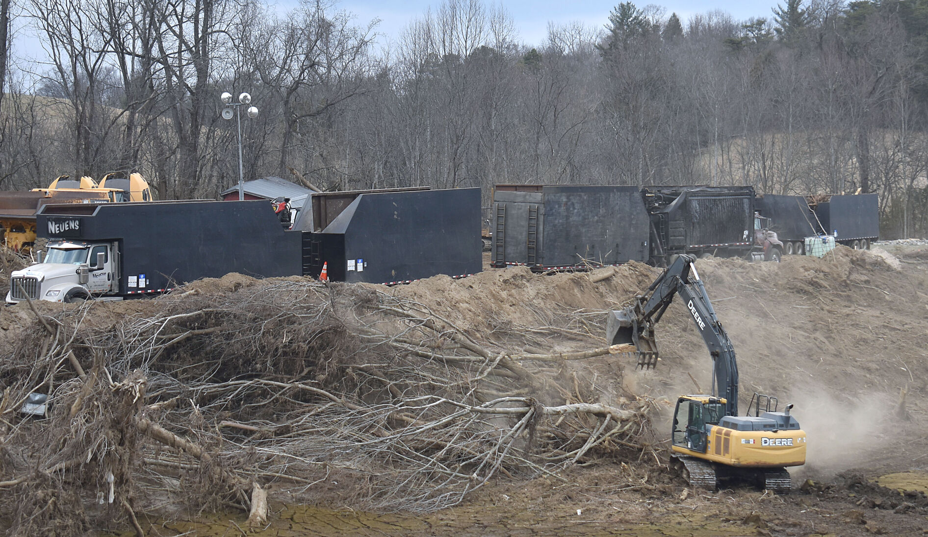Debris Cleanup Proceeds Near Jones Bridge, Other Projects Continue ...