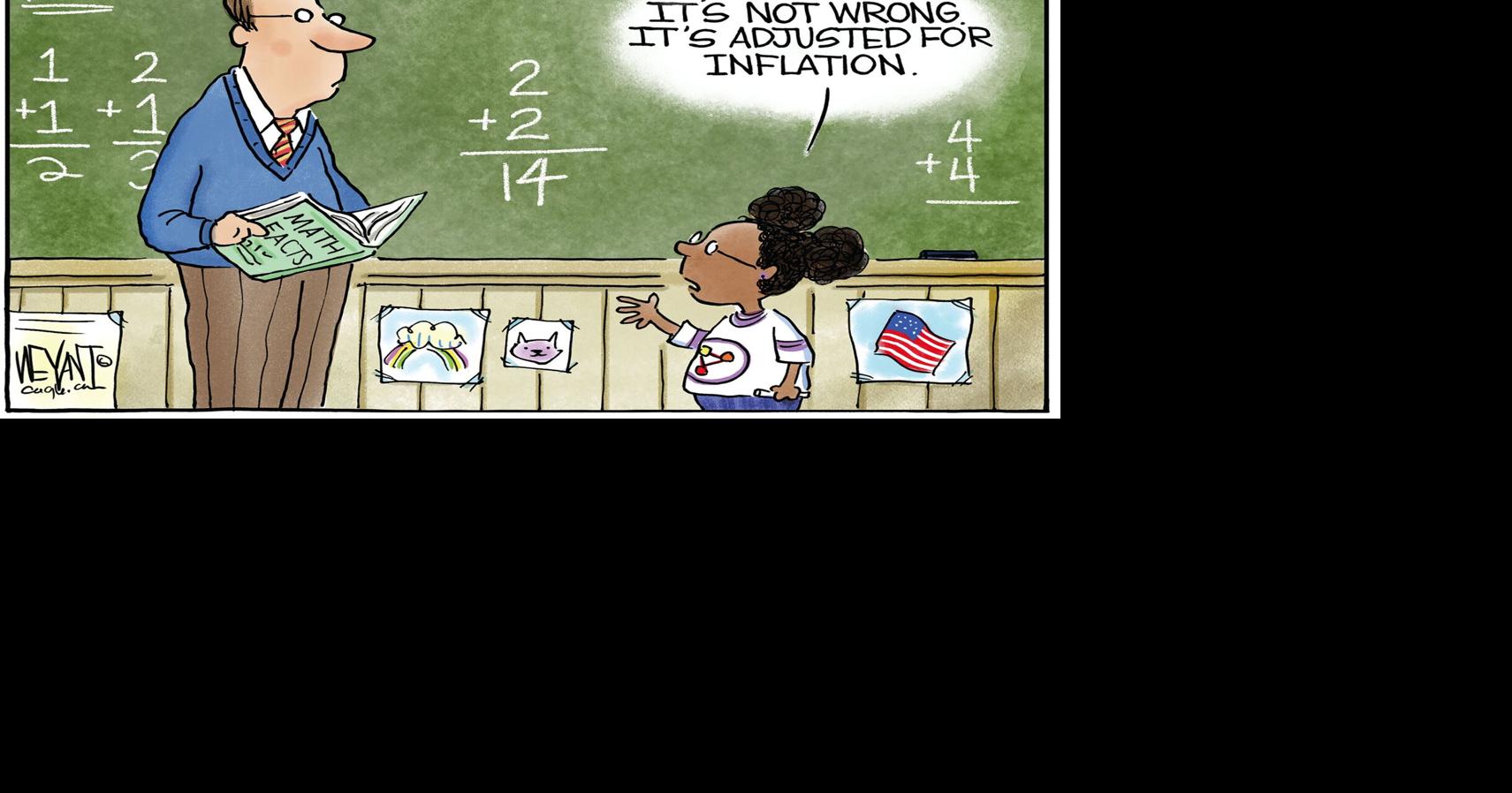 New Inflation Math | Editorial Cartoons | greenevillesun.com