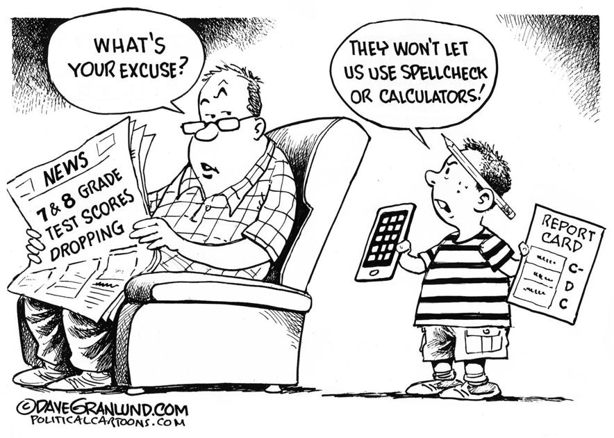 Student Scores Down | Editorial Cartoons | greenevillesun.com