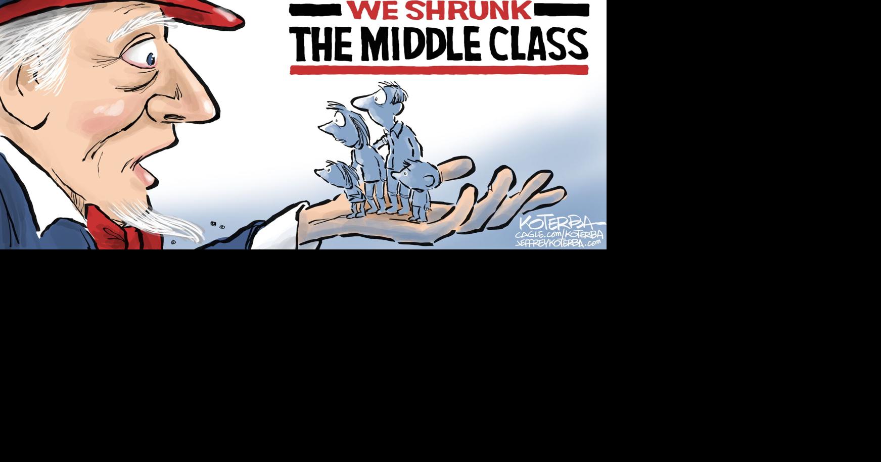 The Shrinking Middle Class | Editorial Cartoons | greenevillesun.com
