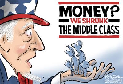 The Shrinking Middle Class | Editorial Cartoons | greenevillesun.com