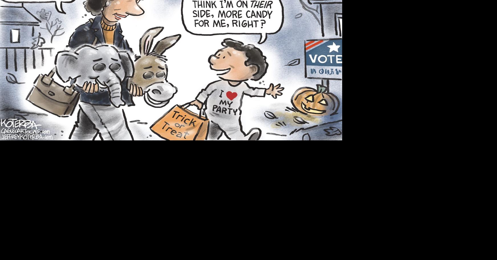 Trick-Or-Treating At The Midterms | Editorial Cartoons | greenevillesun.com