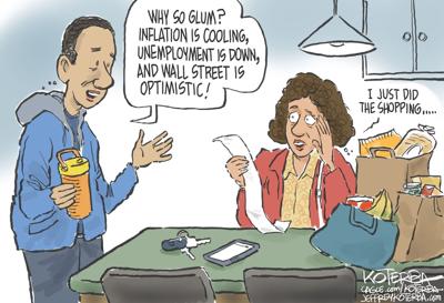 Economic Reality Vs Perception | Editorial Cartoons | greenevillesun.com