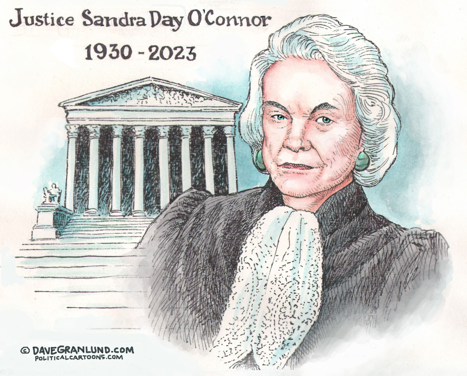Justice Sandra Day O'Connor | Editorial Cartoons | greenevillesun.com