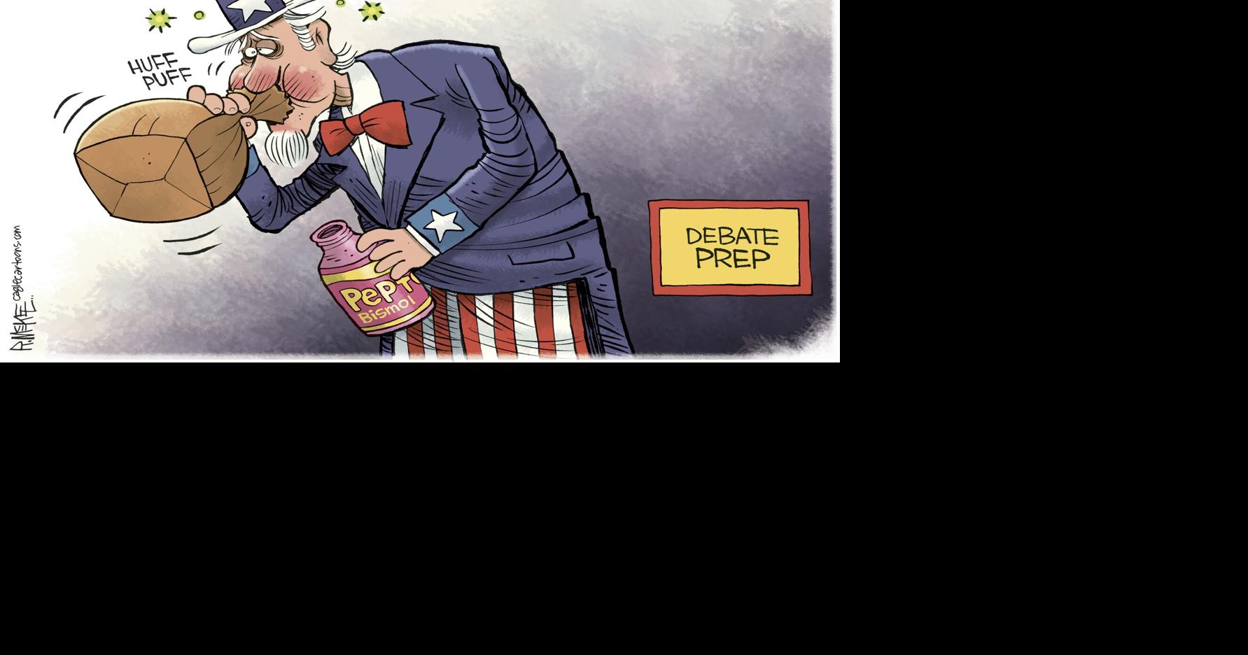 Debate Prep | Editorial Cartoons | greenevillesun.com