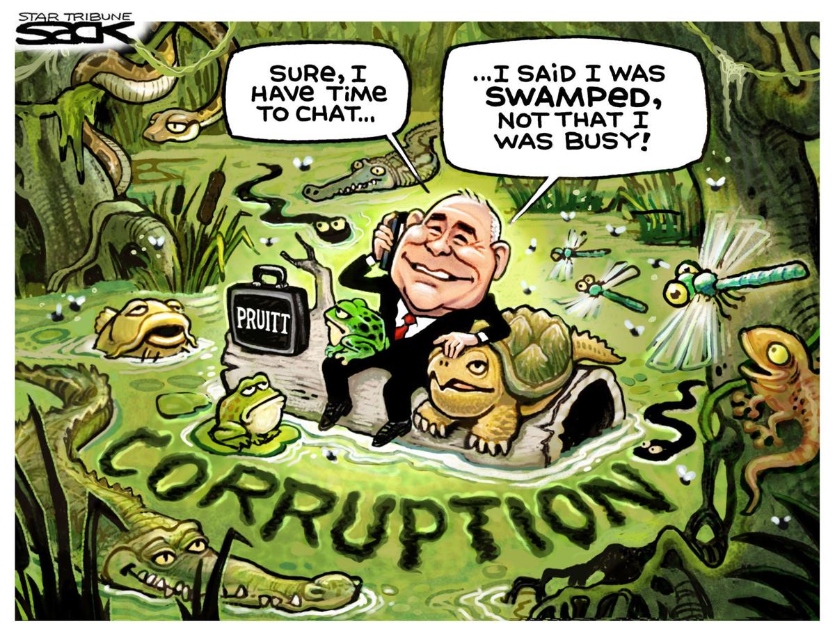 Pruitt Swamped | Editorial Cartoons | greenevillesun.com
