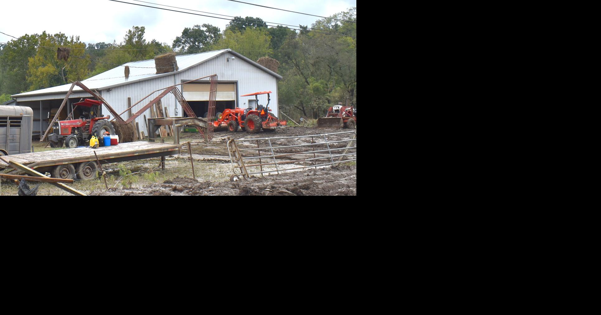 Flooding Flips Hay Bale | Local News | greenevillesun.com
