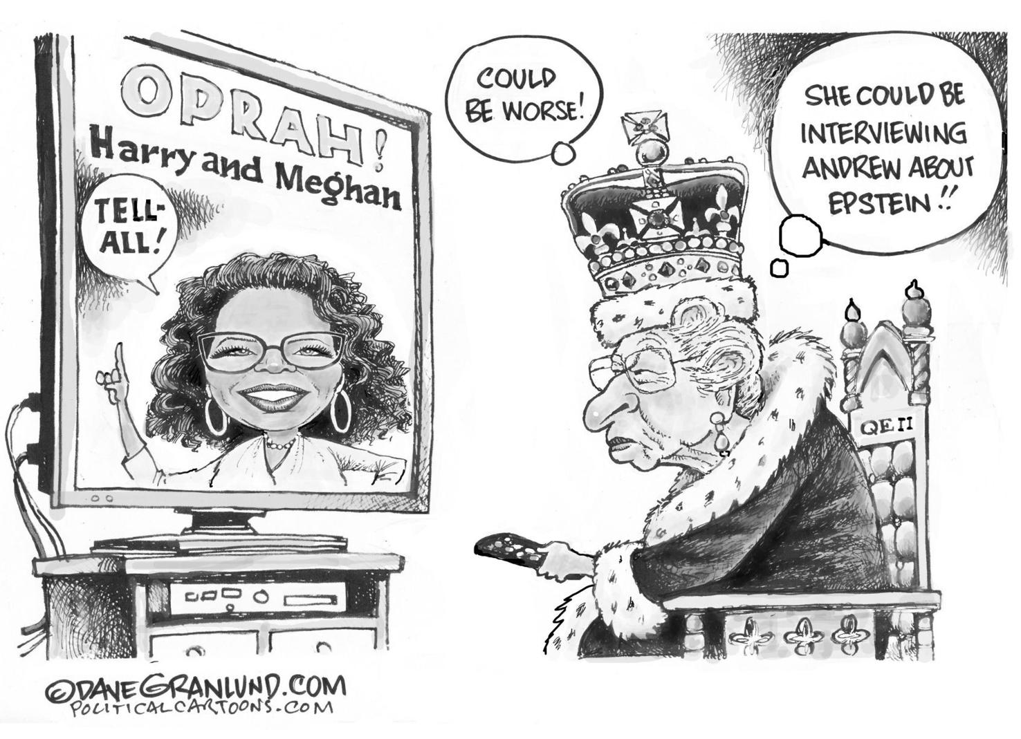 Harry, Meghan And Oprah | Editorial Cartoons | greenevillesun.com